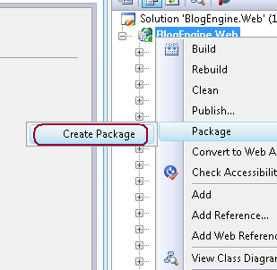 Vishal Joshi's Tangent: Web Packaging: Creating a Web Package using VS 2010